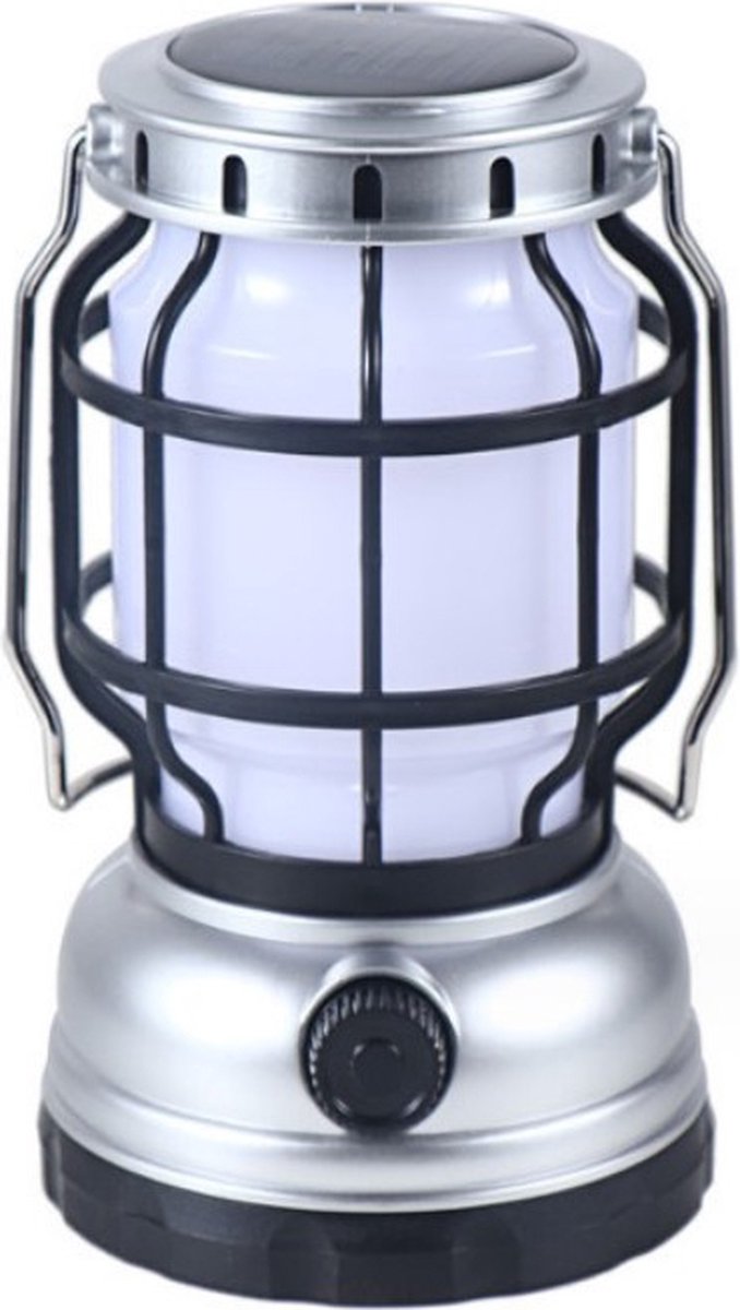 Campinglamp zonne energie - Oplaadbare kampeerlamp - Tentlamp zonne ...
