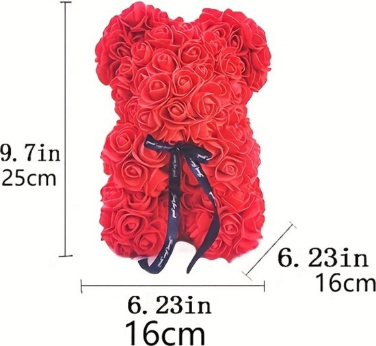Rozen Teddy Beertje - Valentijn Cadeautje Voor Haar & Hem - Rose Bear ...