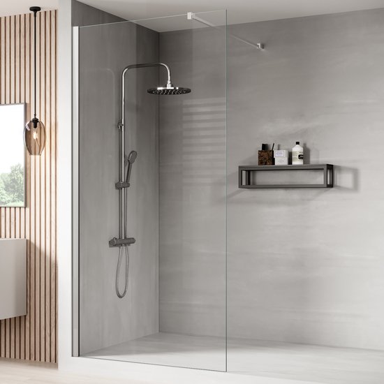 Cabine de douche station balnéaire Florida 8mm 900 x 2000mm Transparent ...