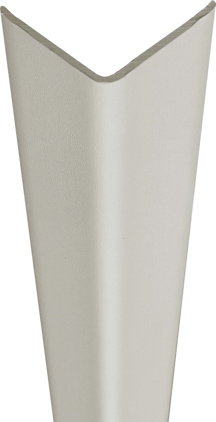 Kunststof - hoekprofiel - PVC hoekbeschermer - sneeuwwit 9003 - 50mm x ...