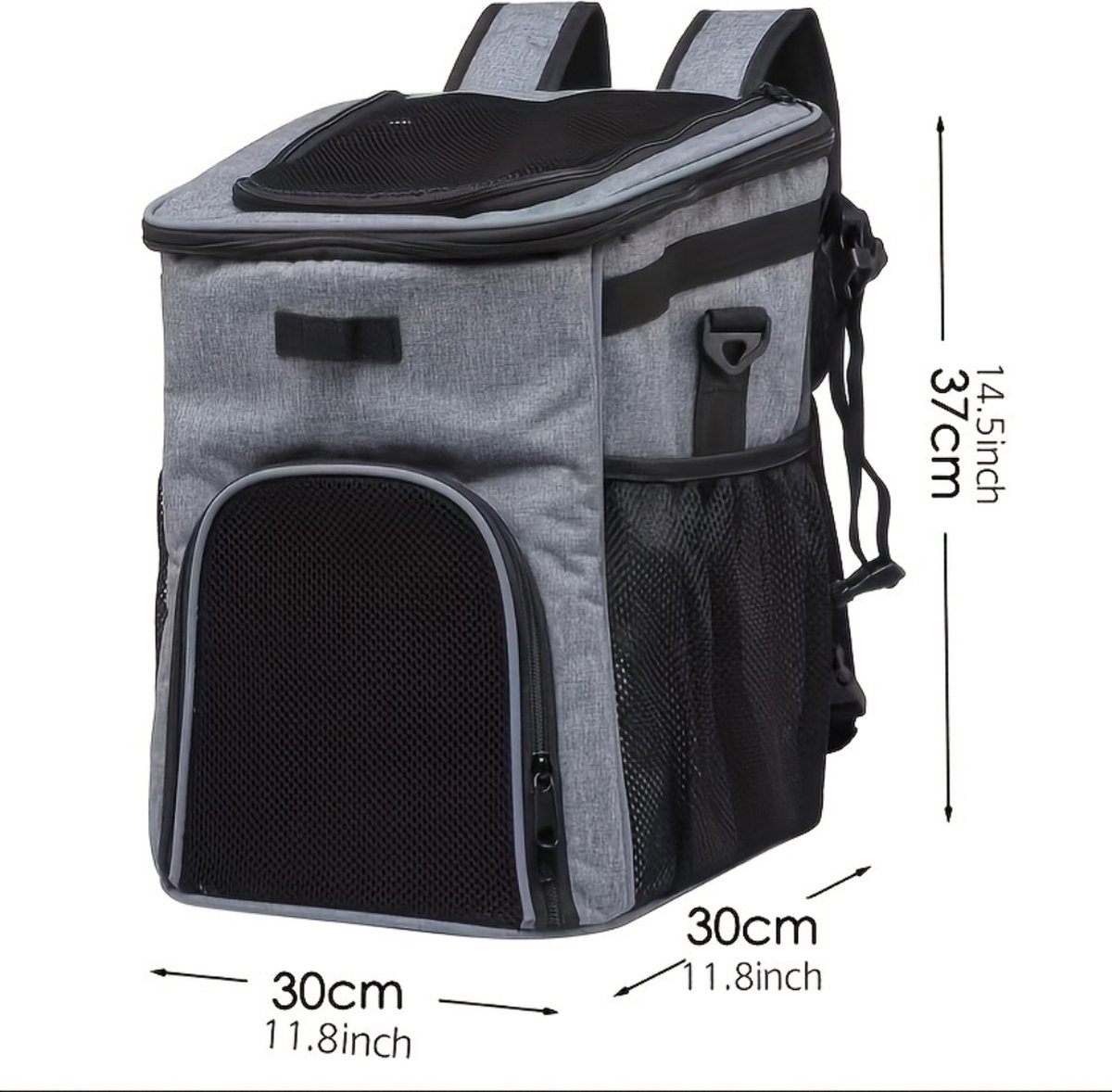 Fietsmand Hond - Hondenmand Fiets - Voorop - Fietstas Hond - Hondenfietsmand - Zwart | bol