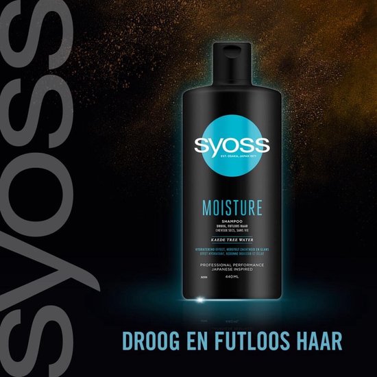 Syoss Shampoo - Moisture 440 ml - Voordeelverpakking 24 stuks | bol