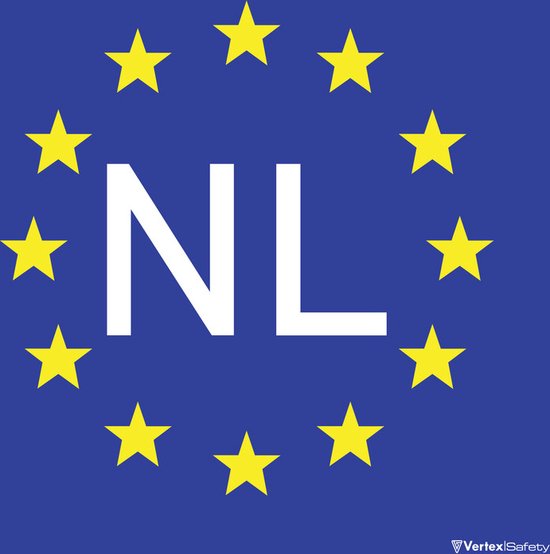 Pictogram 15x15 cm - Europese vlag met NL | bol