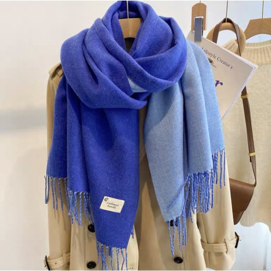 XL-200*65 Winter Effen Kleur imitation cashmere Sjaal Omslagdoek ...