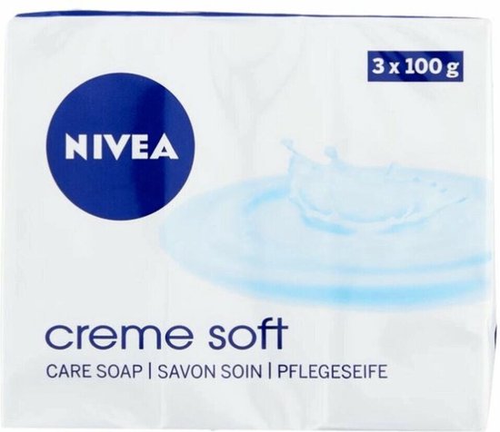 NIVEA Creme Soft Zeeptablet - 3 X 100 gr - Handzeep ...