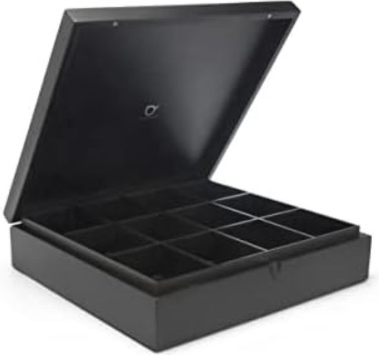 Gratyfied - Theedoos 12 Vaks - Theedoos Zwart | bol