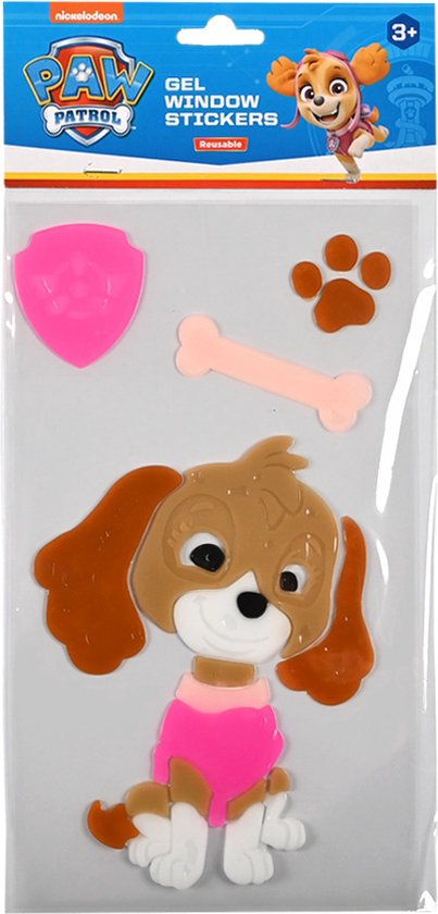 Gel window stickers Paw Patrol - Skye | bol