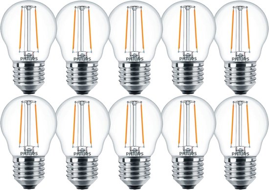 Philips CorePro LEDLuster P45 E27 2W 2700K 250lm 230V - Helder - Warm ...