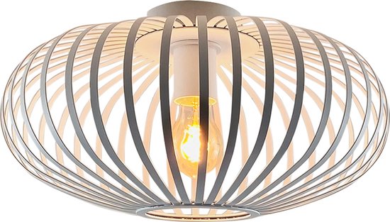 Olucia - LIEVE - Plafondlamp - Wit - Geschikt voor Hal/Slaapkamer ...