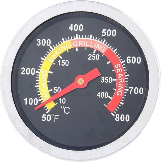 Rvs BBQ Barbecue Houtskool Grill Roker Temperatuurmeter Pit Thermometer ...