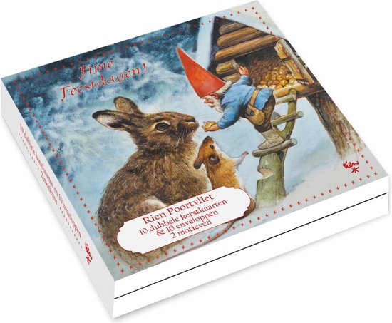 Kabouter set 1 Konijn en Wolmuis-Roodborstje - Kabouter op tak ...