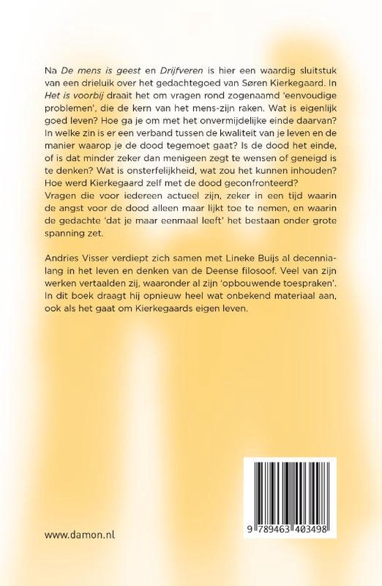 Het is voorbij | 9789463403498 | Andries Visser | Boeken | bol