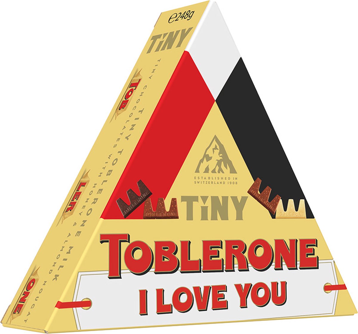 Toblerone chocolade geschenkdoos met opschrift "I Love You" - Toblerone ...
