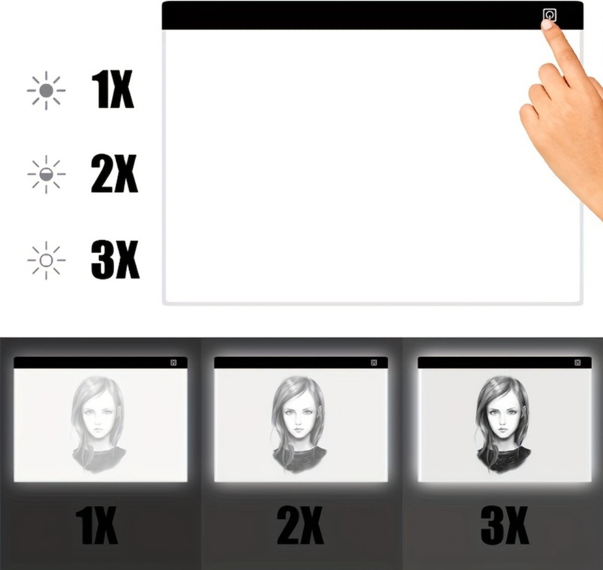 Livano Lightpad - Diamond Painting - Lichtbak - Voor Tekenen - Voor ...