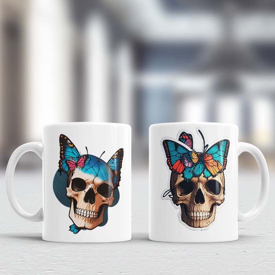 Mok Big Smile - SkullArt - SkullLove - SkullLovers - Gift - Cadeau ...