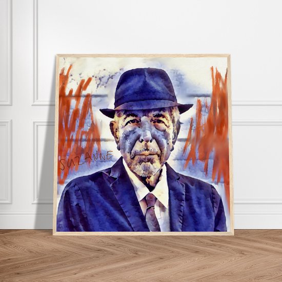 Leonard Cohen poster | Leonard Cohen posters | 50 x 50 cm | pop art ...