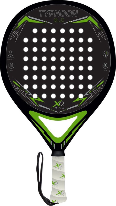 XQMax Padel Racket Typhoon - met Padel Tas en 3 Padel Ballen ...