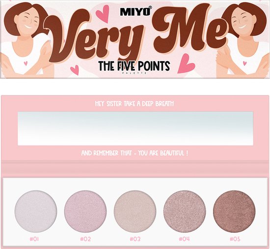 Het Five Points Palette oogschaduwpalet Very Me 6,5g | bol