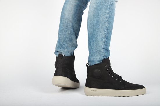 Blackstone Aspen - Asphalt - Sneaker (high) - Man - Black - Maat: 43 | bol