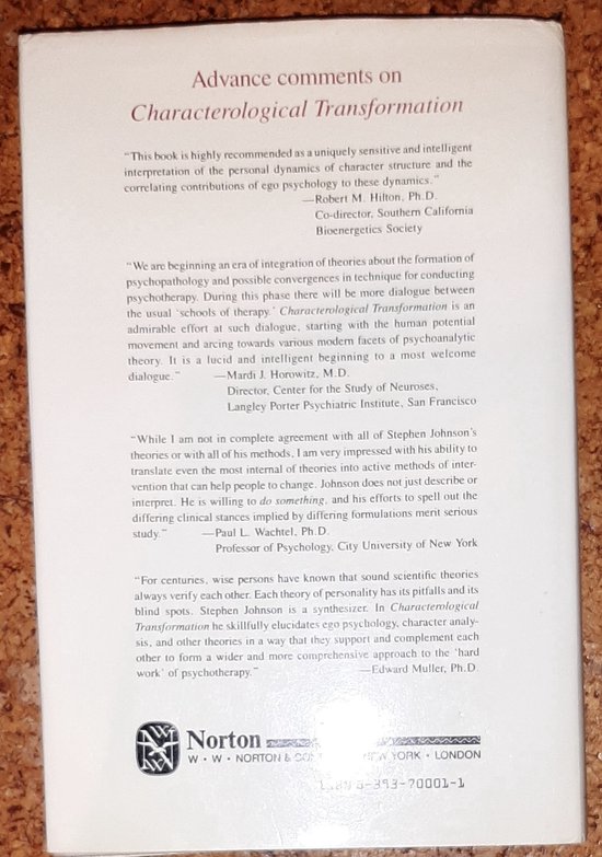 Characterological Transformation - The Hard Work Miracle ...