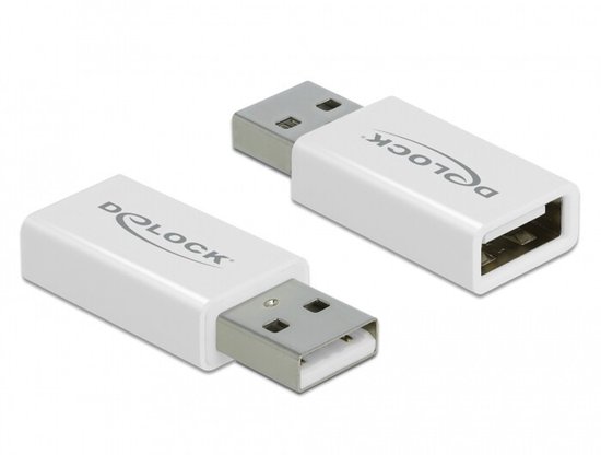 USB 2.0 Adapter Type-A Man to Type-A Female Data Blocker | bol