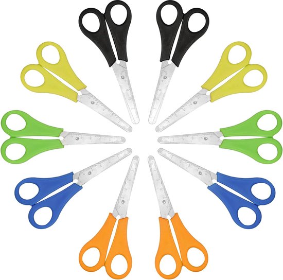 10 stuks schaar voor kinderen, schaar voor kinderen, ambachtelijke ...