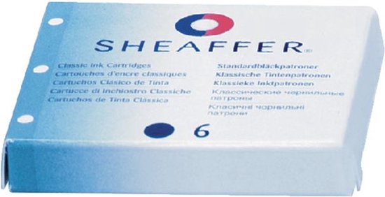 Inktpatroon Sheaffer Classic zwart | bol