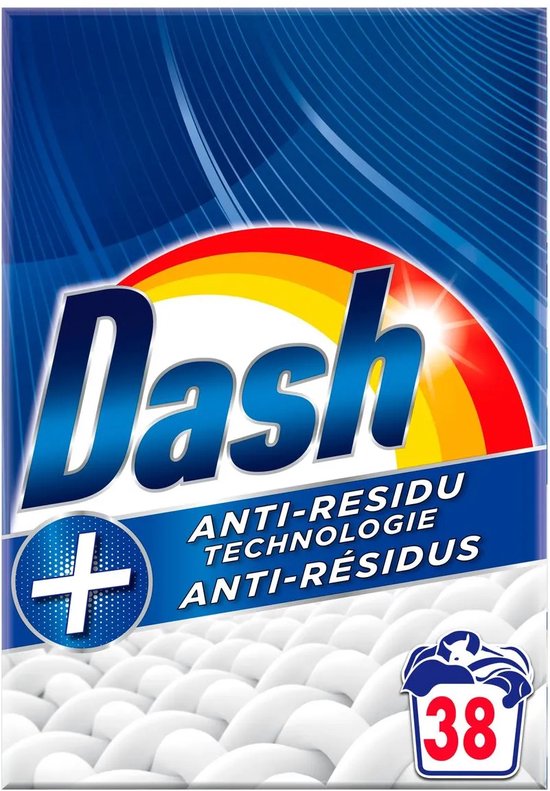 Dash Waspoeder Original - Witter dan Wit - 2,47kg (38 Wasbeurten) | bol