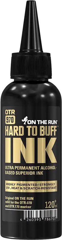 On the run OTR.970 Hard to Buff - Inkt - 120ml - Deep Black | bol