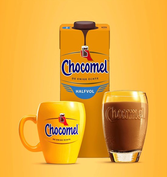 Chocomel Chocolademelk Halfvol Houdbaar - 12 x 1L - Voordeelverpakking ...