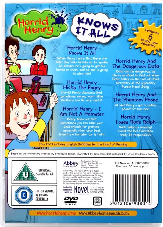 Horrid Henry [DVD] (Dvd), Aidan Cook | Dvd's | bol