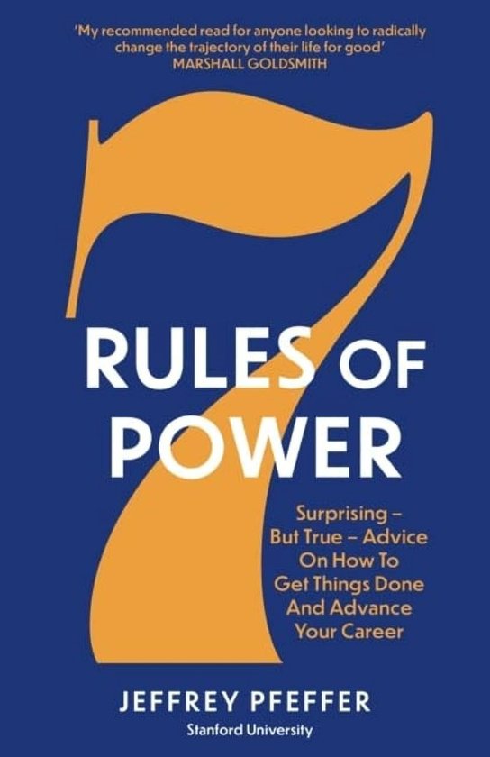 7 Rules of Power, Jeffrey Pfeffer | 9781800751286 | Boeken | bol
