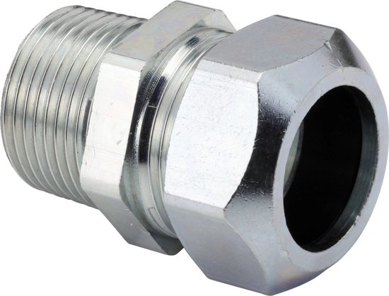 CV Klem Puntstuk 22mm x 3/4"M | bol