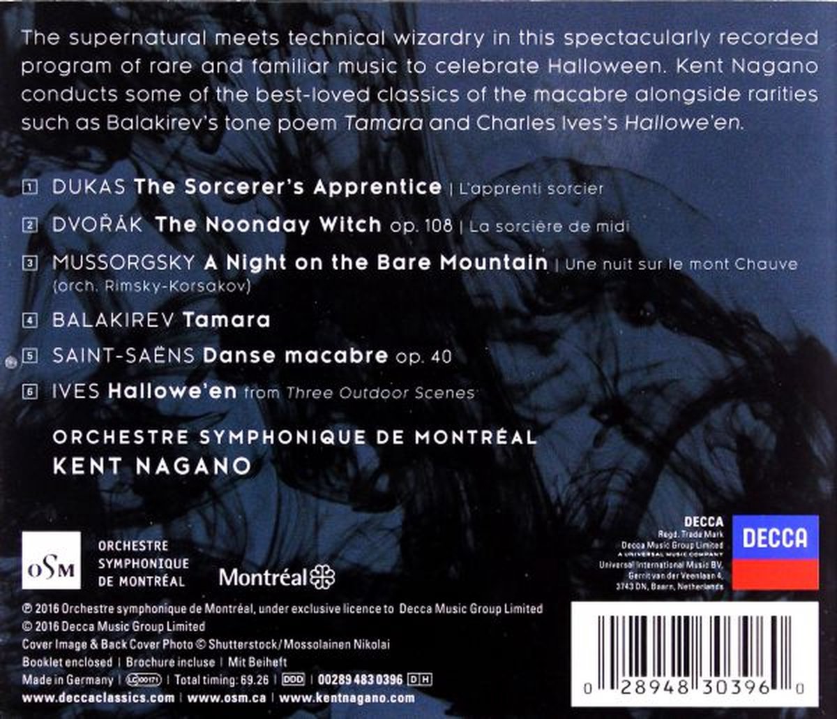 Danse Macabre, Orchestre Symphonique de Montréal | CD (album) | Muziek ...
