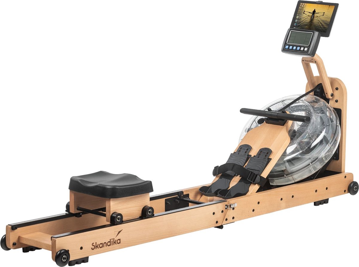 Skandika Nytta Water Roeimachine – Roeitrainers - Houten roeimachine ...