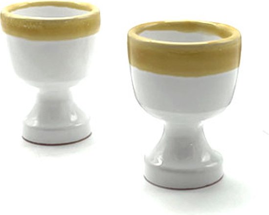 Eierdopjes geel (2 stuks) | bol.com