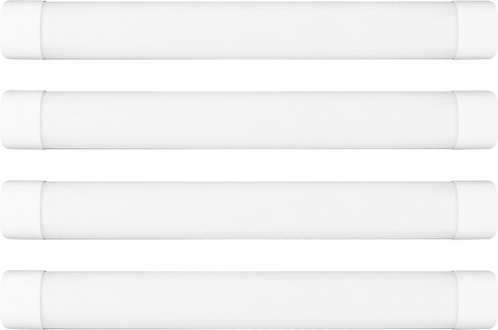 Proventa LED TL lamp 60 cm voor binnen - Complete LED Batten - 4PACK | bol
