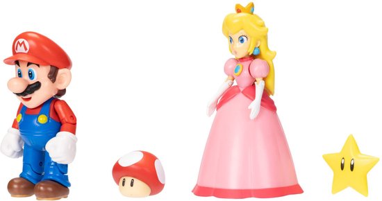 Super Mario Figuren Mario En Peach | bol