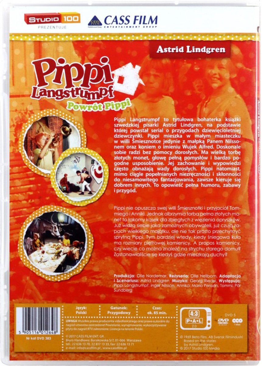 Pippi Långstrump [DVD] (Dvd), Inger Nilsson | Dvd's | bol