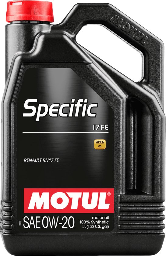 Motul 0W20 Rn17 Fe 5L Motorolie | bol