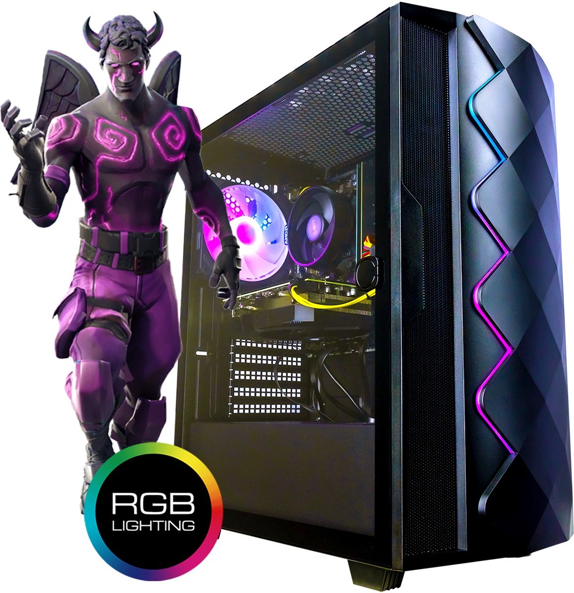 omiXimo - Gaming PC - AMD Ryzen 5 2400G - GTX1650 - 16 GB ram - 500 GB ...