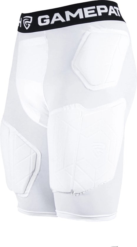 GAMEPATCH | Padded shorts PRO + | Wit | Maat M | Basketball | Handball ...
