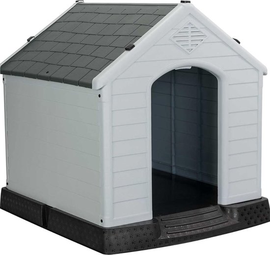 Hondenhuis groot - Voor grote honden - 35-40kg - Kunststof - Duurzaam ...