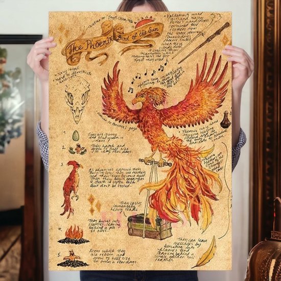 AliRose Poster - PHOENIX - Harry Potter - Mystical Animals ...
