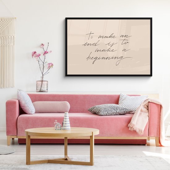 Fotolijst inclusief poster 120x80 cm - Spreuk - Foto in lijst quotes ...