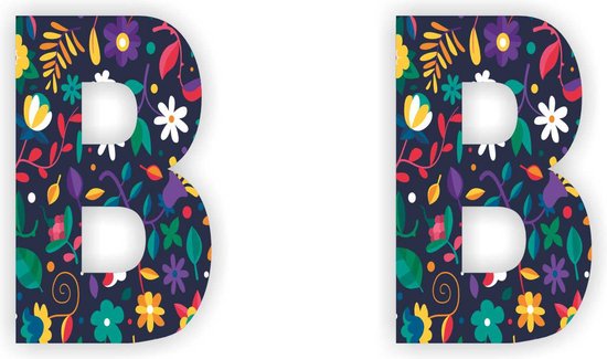 Letter B stickers set van 2 stuks | bol