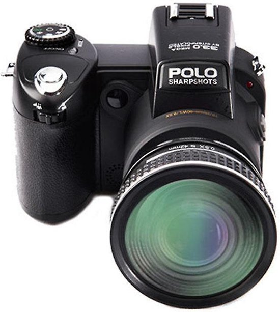 Polo Sharpshots D7200 Compactcamera - Zwart - 24 X Zoom - FHD - Auto ...