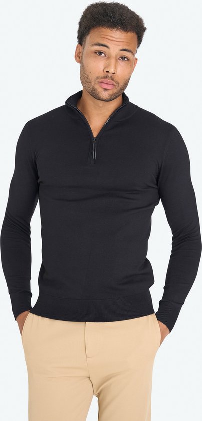 Zipper pullover Simon Black - 3XL - Solution Clothing | bol