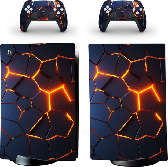 PS5 Digital - Console Skin - Volcano - PS5 sticker - 1 console en 2 ...