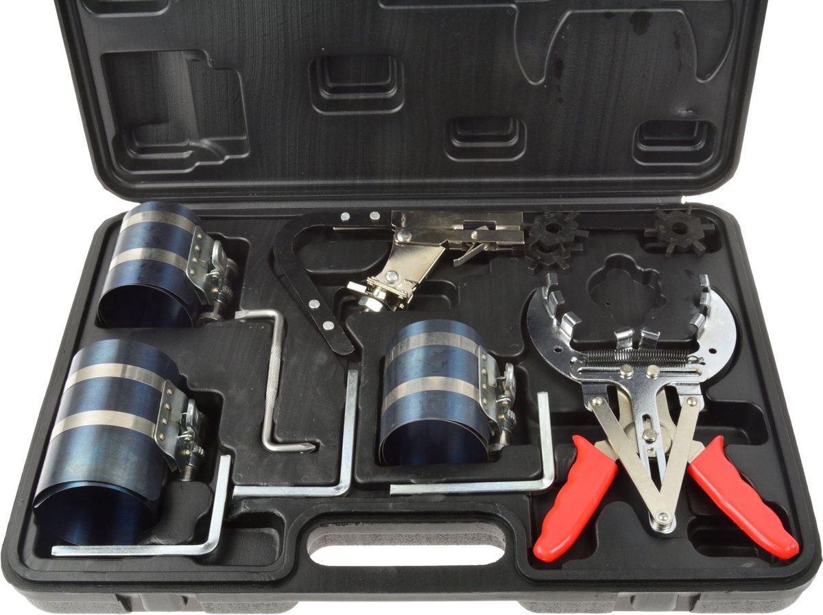 Zuiger demontageset - Zuigerspanband - Zuigerveren tang - GEKO | bol